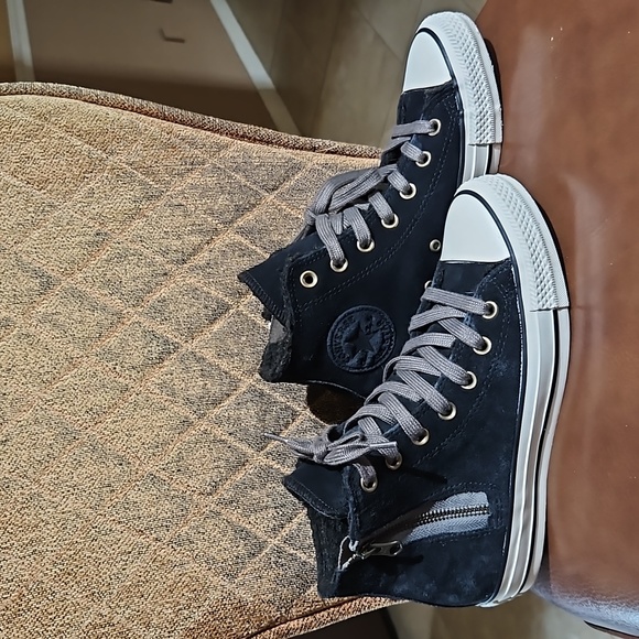 Converse | Shoes | Converse Chuck Taylor All Star Side Zip Hi Lace Up ...